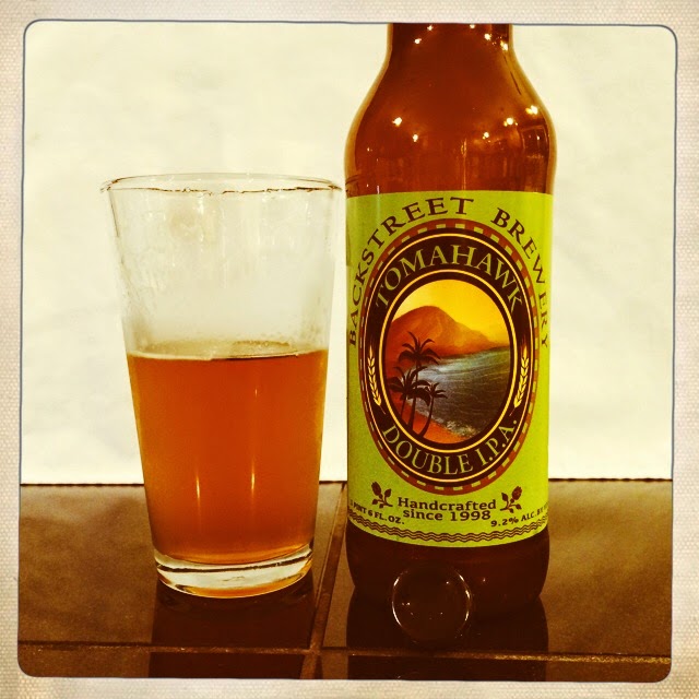 NorCal Beer Blog: Backstreet Brewery Tomahawk Double IPA