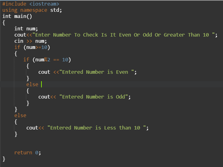 Conditional Statements In C