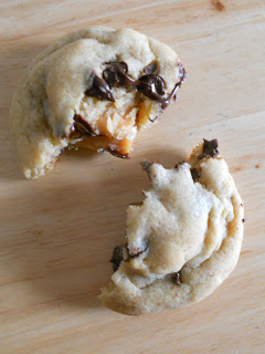 Caramel Stuffed Chocolate Chip Cookies | Ally's Sweet & Savory Eats
