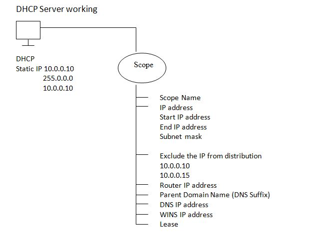 tech info about DHCP server