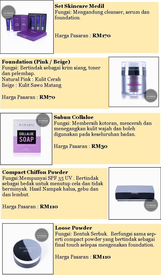 Senarai Produk Mamadil