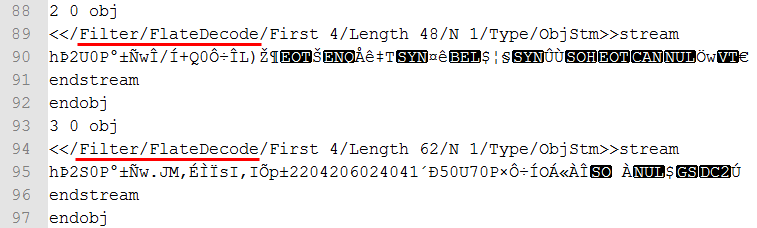 Mario's Security Blog: Decode PDF and Extract Javascript