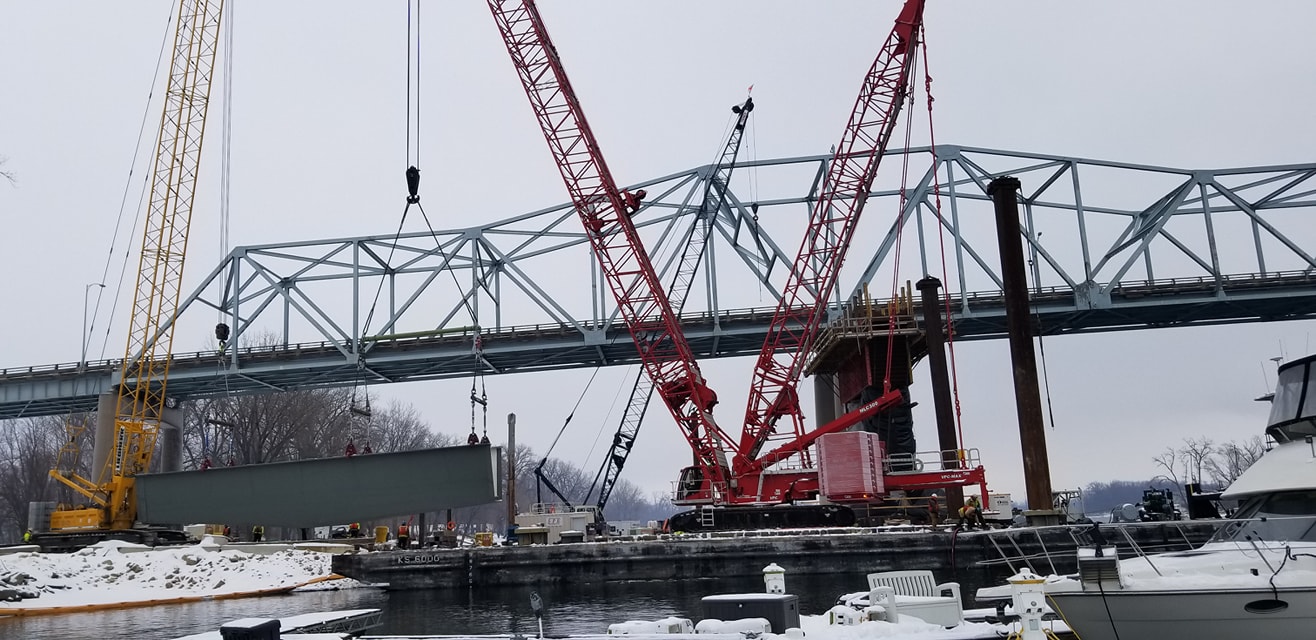 Industrial History: US-63 1895,1958,2020 Bridges over Mississippi River ...