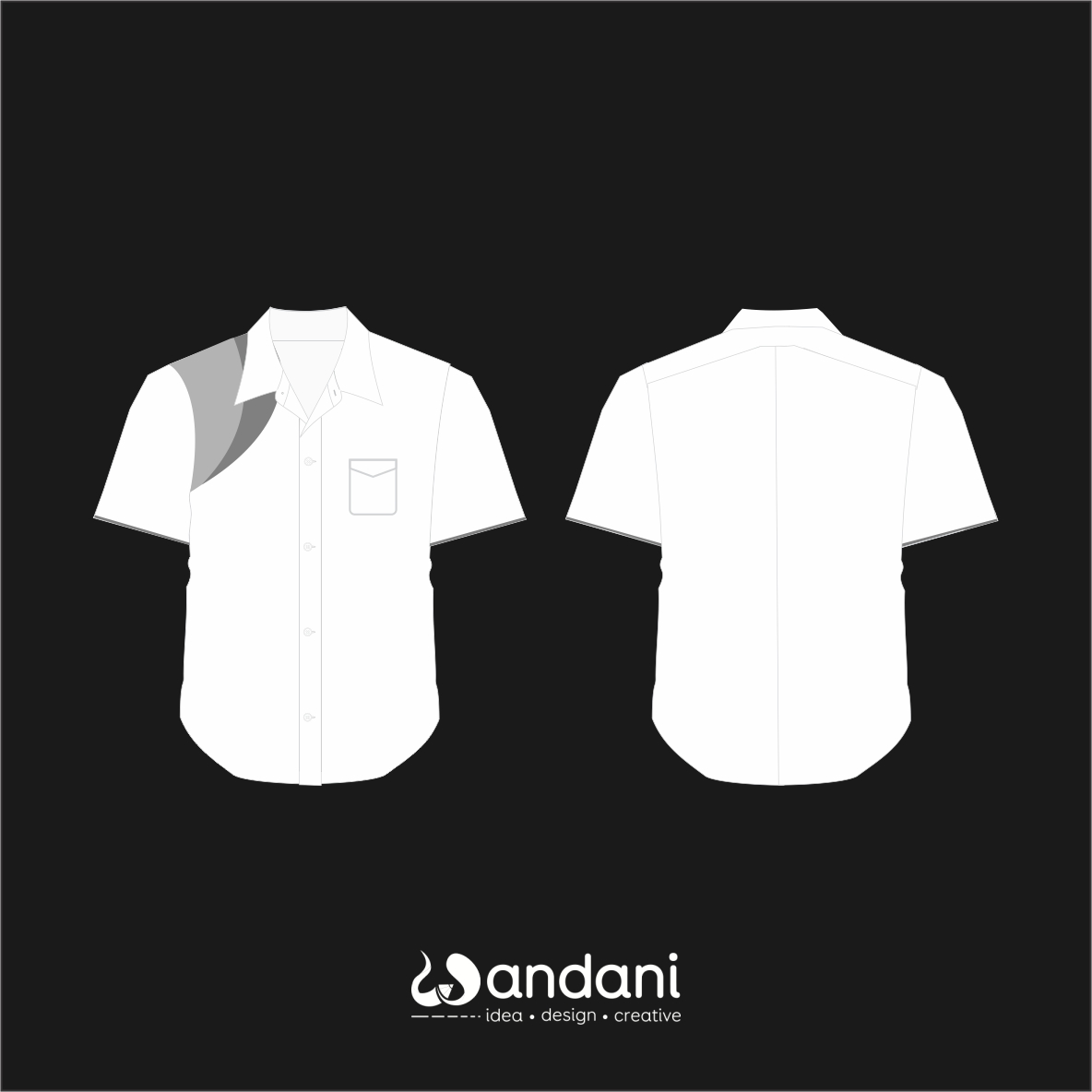 50 MOCKUP KEMEJA PANJANG CDR