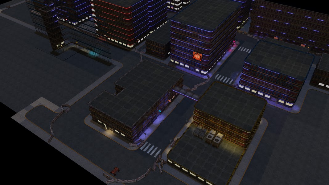 EdgeTown - A Race Map for a UDK Game - Works in Progress - Blender ...