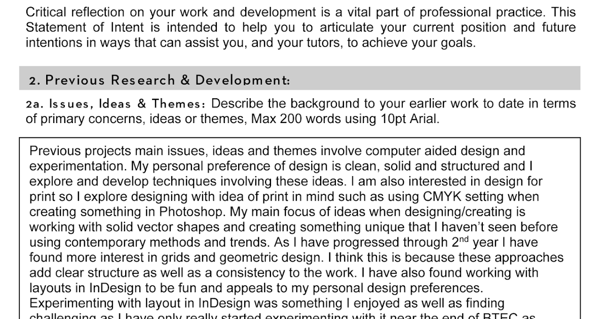 creative-professional-development-statement-of-intent
