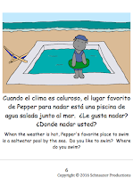 Pepper The Pooch: Summer in Spanish, French and English