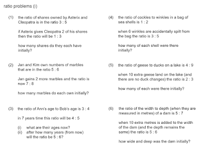 MEDIAN Don Steward mathematics teaching: ratio possibly with algebra ...
