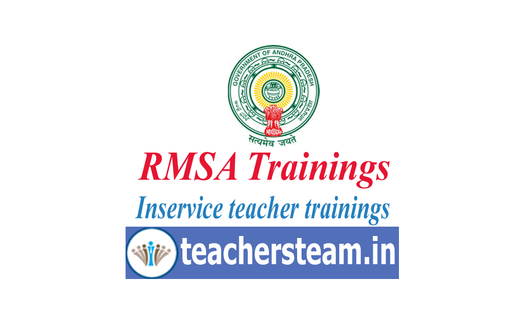 RMSA Inservice Teacher Trainings- selection of District Resource ...