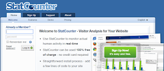 Menggunakan statistik statcounter untuk blogspot/blogger - BLOGGER NEWBIE