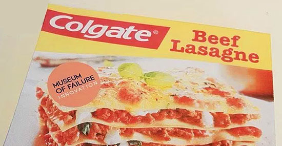 Lasanha Colgate e muito mais - conheça o Museu do Fracasso
