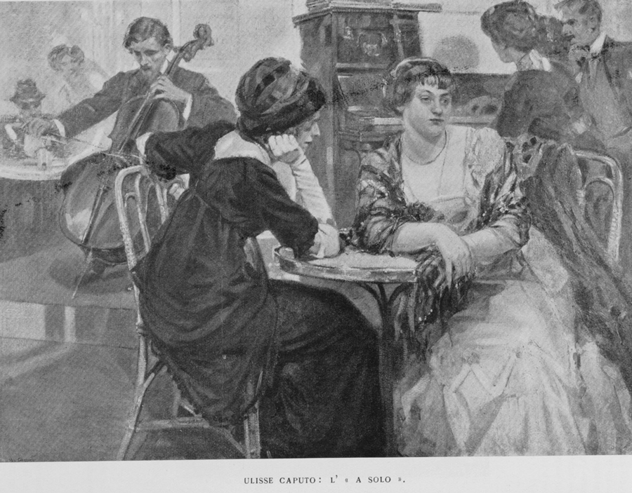 Ulisse CAPUTO (1872-1948) | Catherine La Rose ~ The Poet of Painting