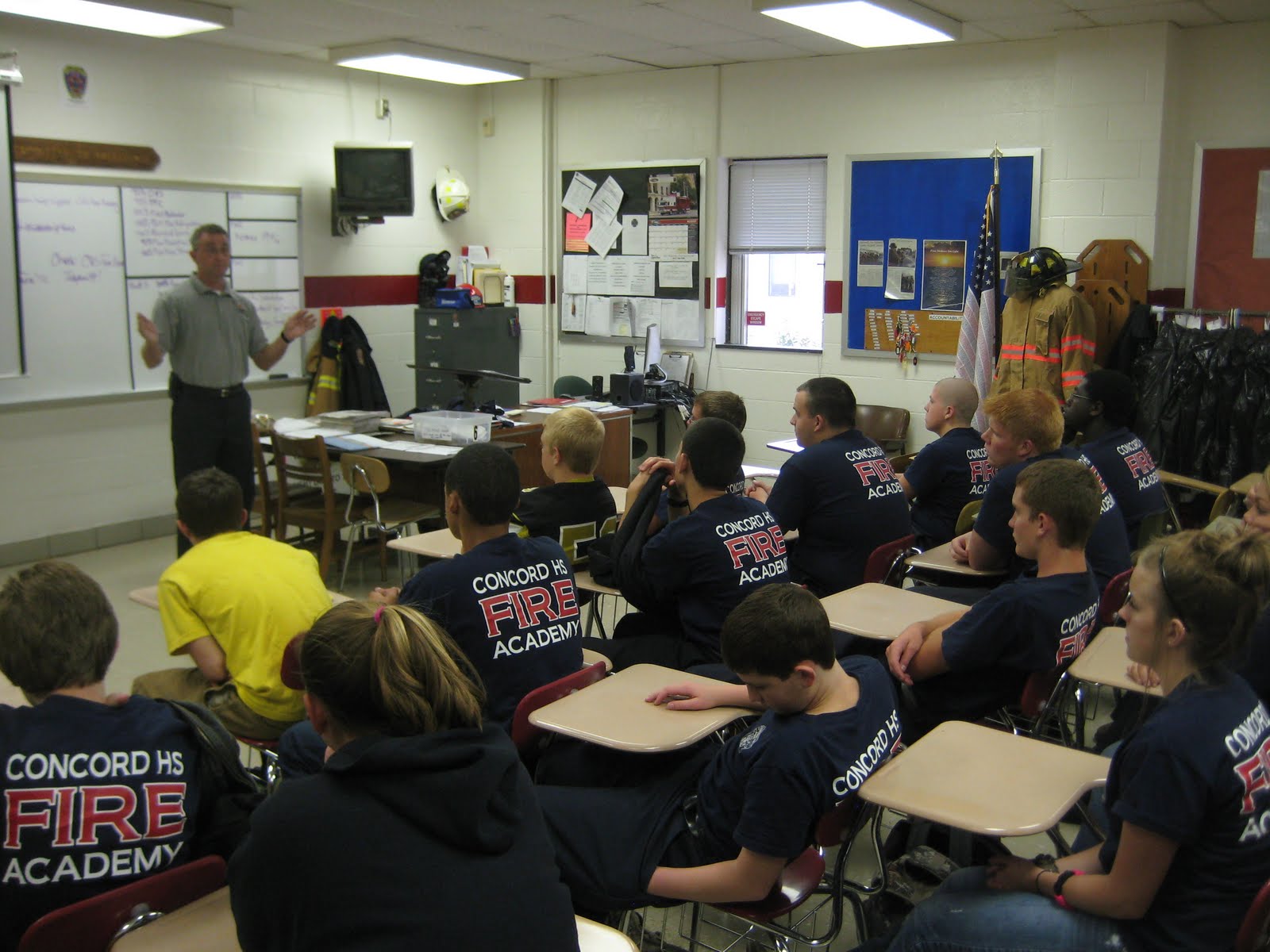 Concord High School Fire Academy: Raleigh Fire Department Donates Dress ...