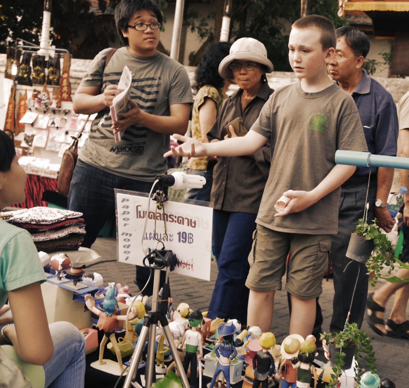 Thai Street Life: “Market Bargaining” Photograph
