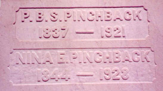 The Civil War of the United States: P.B.S. Pinchback, born May 10, 1837