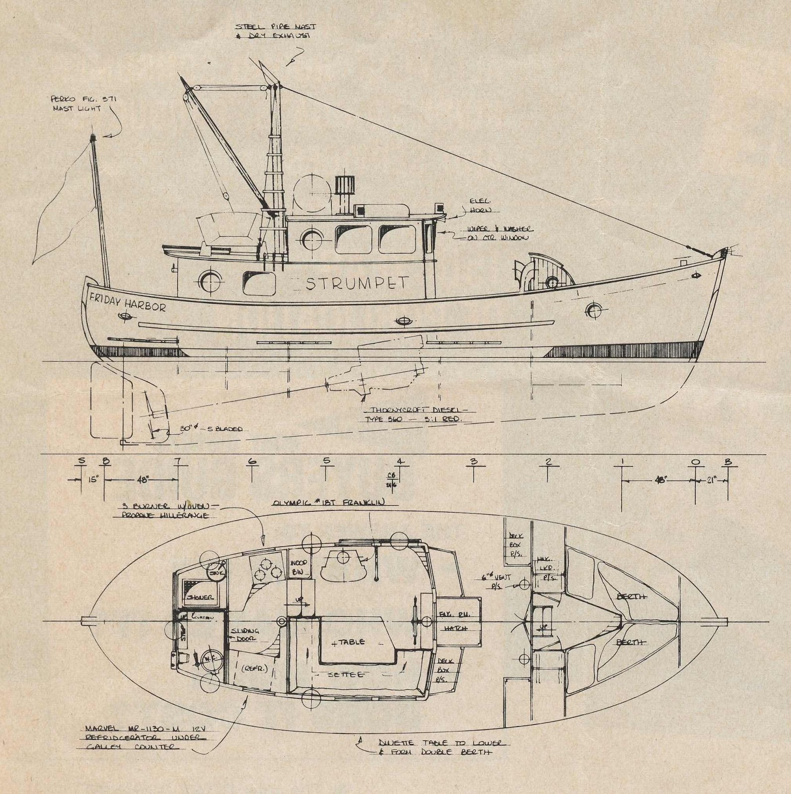Saltwater People Log: 1972 ERNEST K. GANN & STRUMPET