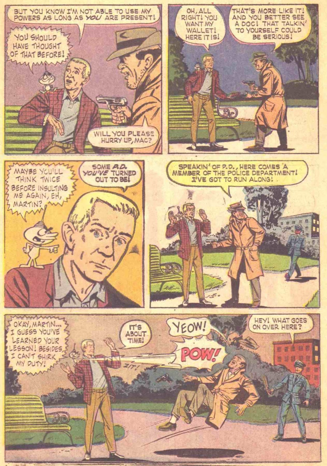 Four-Color Shadows: My Favorite Martian-Mike Arens-1966