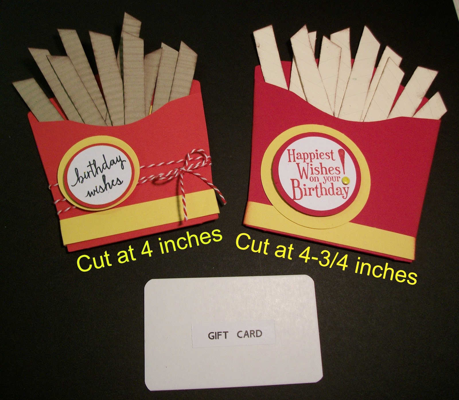 Stampin' Cafe by Lana: Fry Box Gift Card Holder