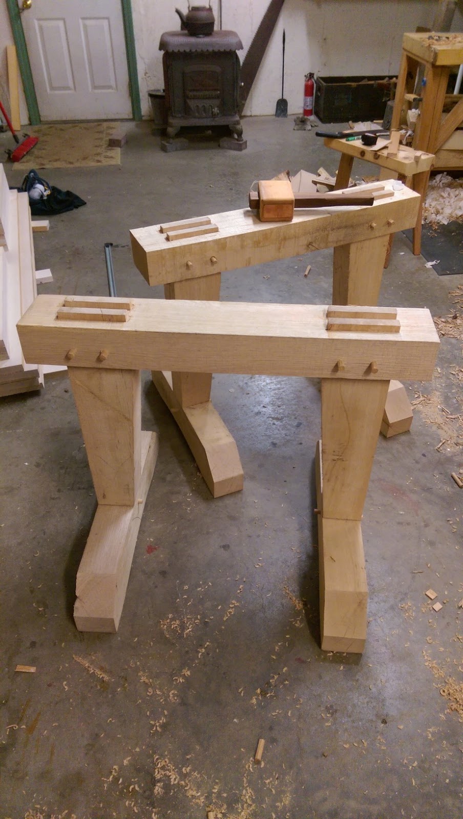 Timber Framing Saw Horses