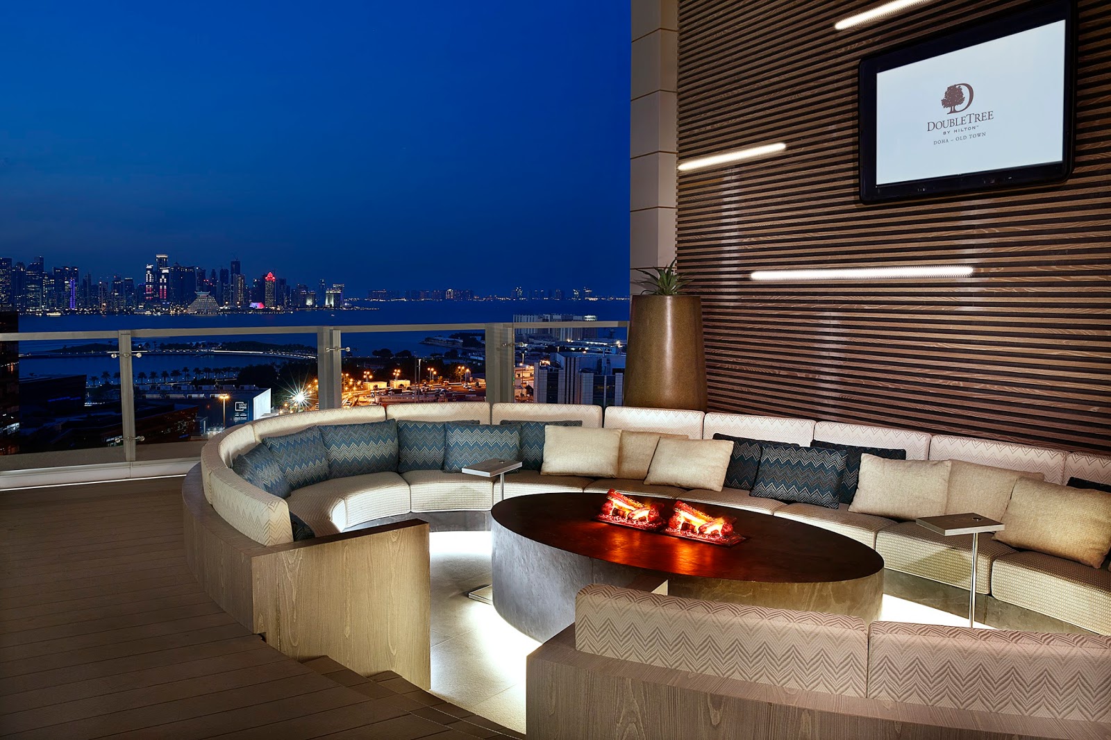 PURE rooftop by Double Tree by Hilton Doha