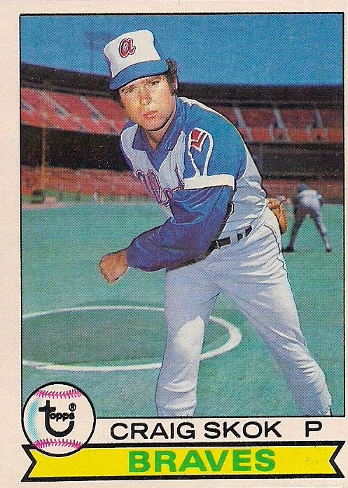 Atlanta Braves #100 Favorite Players from the 1970's: #54 CRAIG SKOK