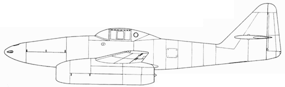 Luftwaffe Lovers: Set of 52 drawings of Messerschmitt Me262 Swalbe