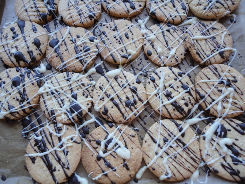 Babaduck: Chocolate Squiggle Cookies