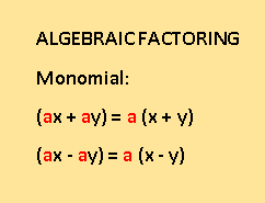 HOW TO FACTOR MONOMIAL ALGEBRAIC EXPRESSION - Daily Math Guide