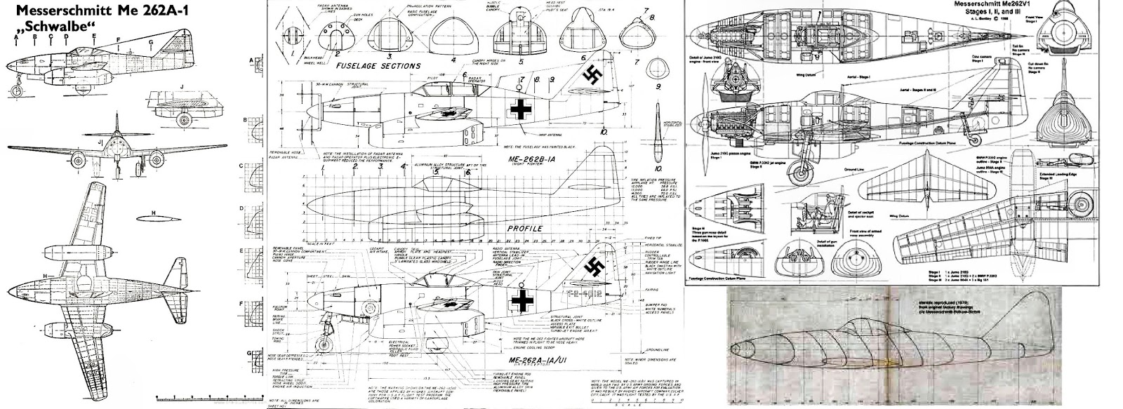 PAPER PLANES: Messerschmitt Me-262 'Schwalbe'