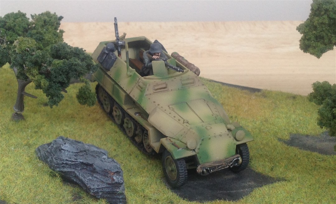 15mm paint shack: 28mm WW2 Bolt action German 251/1 Half track and ...