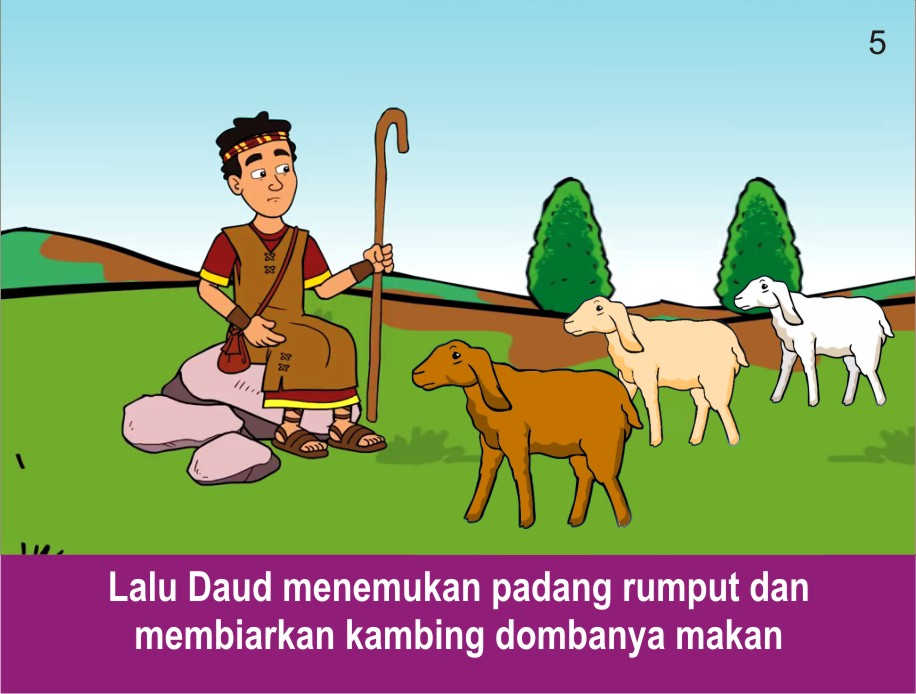 Komik Alkitab Anak: Daud Memuji Tuhan