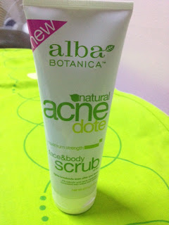 Charlie's Mirror: Alba Botanica Natural AcneDote Face and Body Scrub ...
