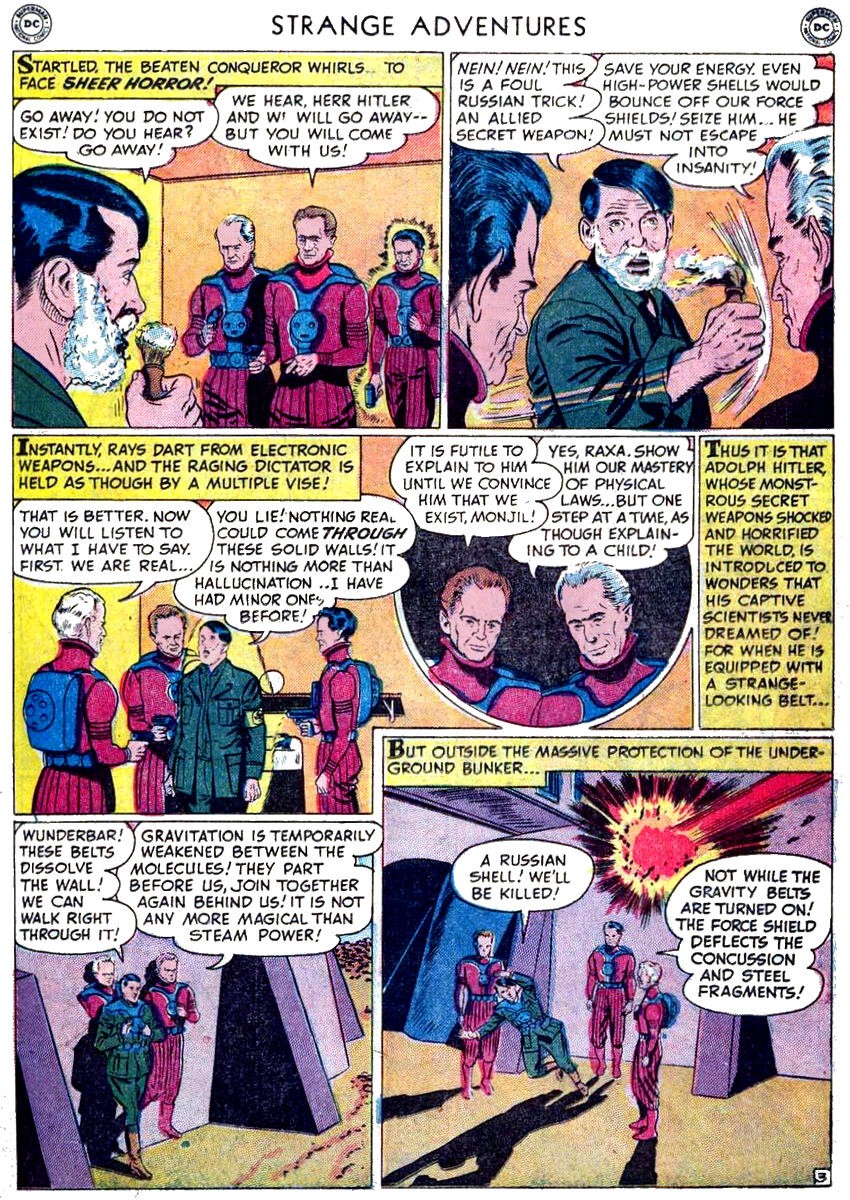 Pappy's Golden Age Comics Blogzine: Number 1163: The Secret Fate of Adolph Hitler!