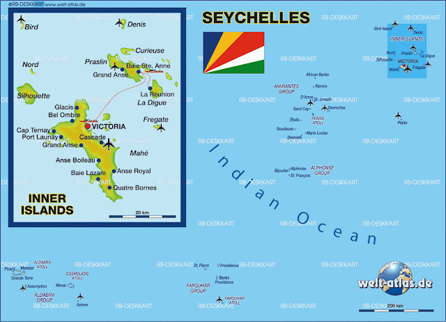 MAPS OF SEYCHELLES