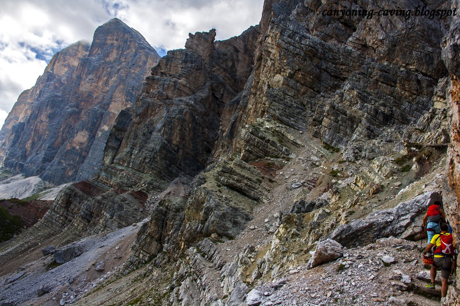 Canyoning - Caving: Via Ferrata Sentiero Astaldi, Tofana, Dolomites