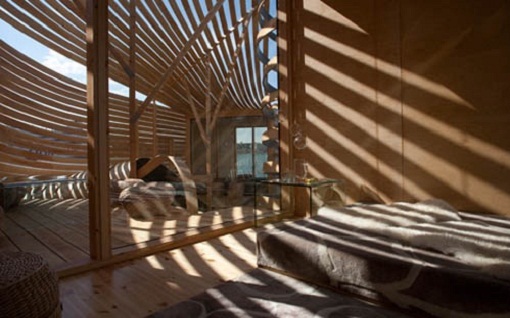 Contemporary Wooden Architecture Building by Pieta-Linda Auttila Architect