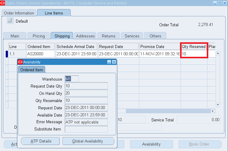 Oracle Applications Functional Scheduling Sales Order In Order