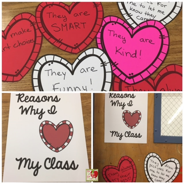 An Apple For The Teacher: Reasons Why I Love My Class - Valentine's Day ...