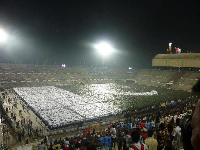 Wonders of Planet: World Largest Human National Flag Record
