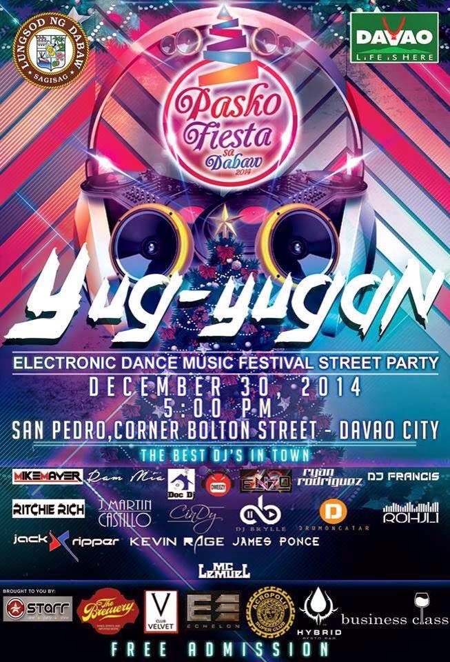 The Official: PASKO Fiesta sa Davao: Yugyugan EDM Festival Street Party
