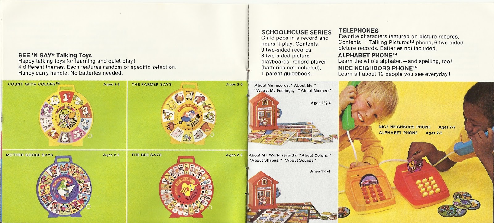 Toy-Addict.com: Mattel 1973 Preschool Catalog - Baby Beans, Tuff Stuff ...