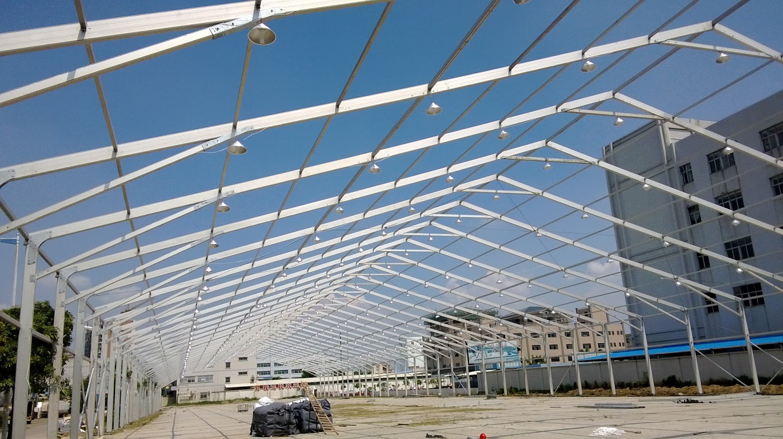 tension fabric buildings Natural ventilation Multi-functional facility ...