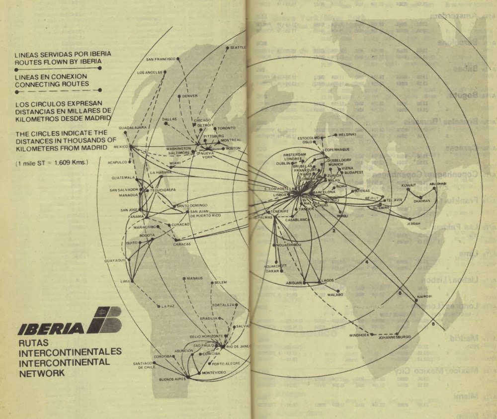 Airline memorabilia: Iberia (1981, 1984)