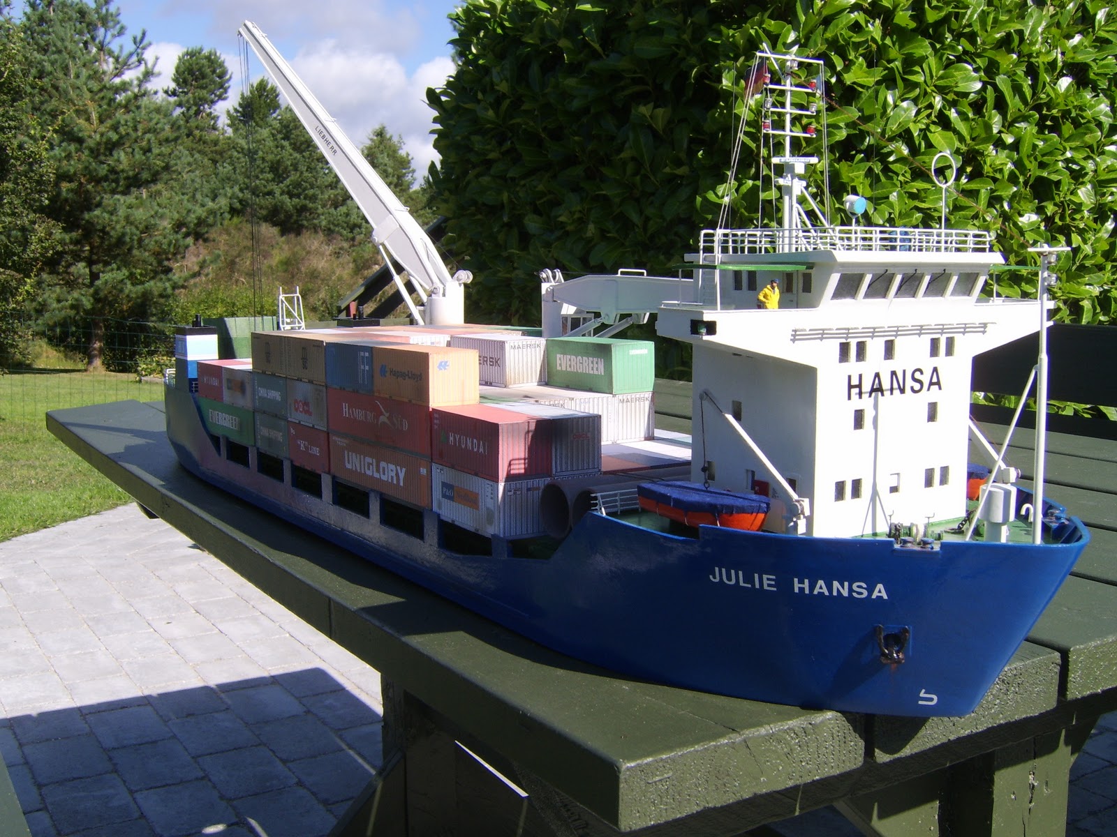 Familie Nielsens Bane/Modeltog: Skibe.