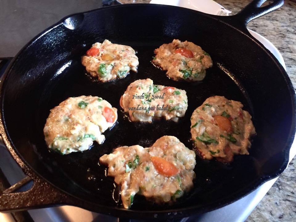 Pinch Of Swad - taste that hits the spot!: Chapli Kabab (Chicken)