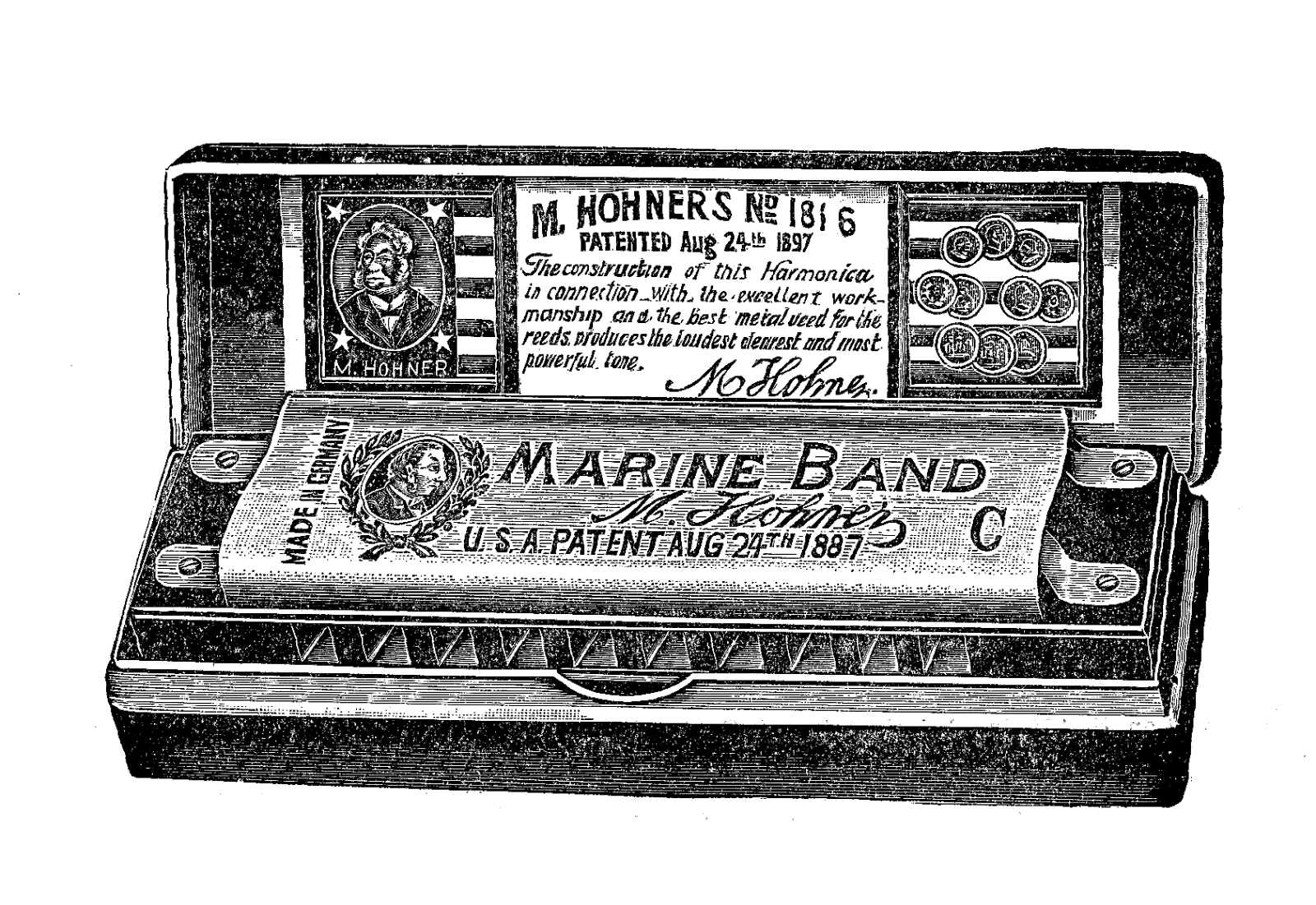 Digital Stamp Design: Free Musical Instrument Digital Stamp: Vintage ...