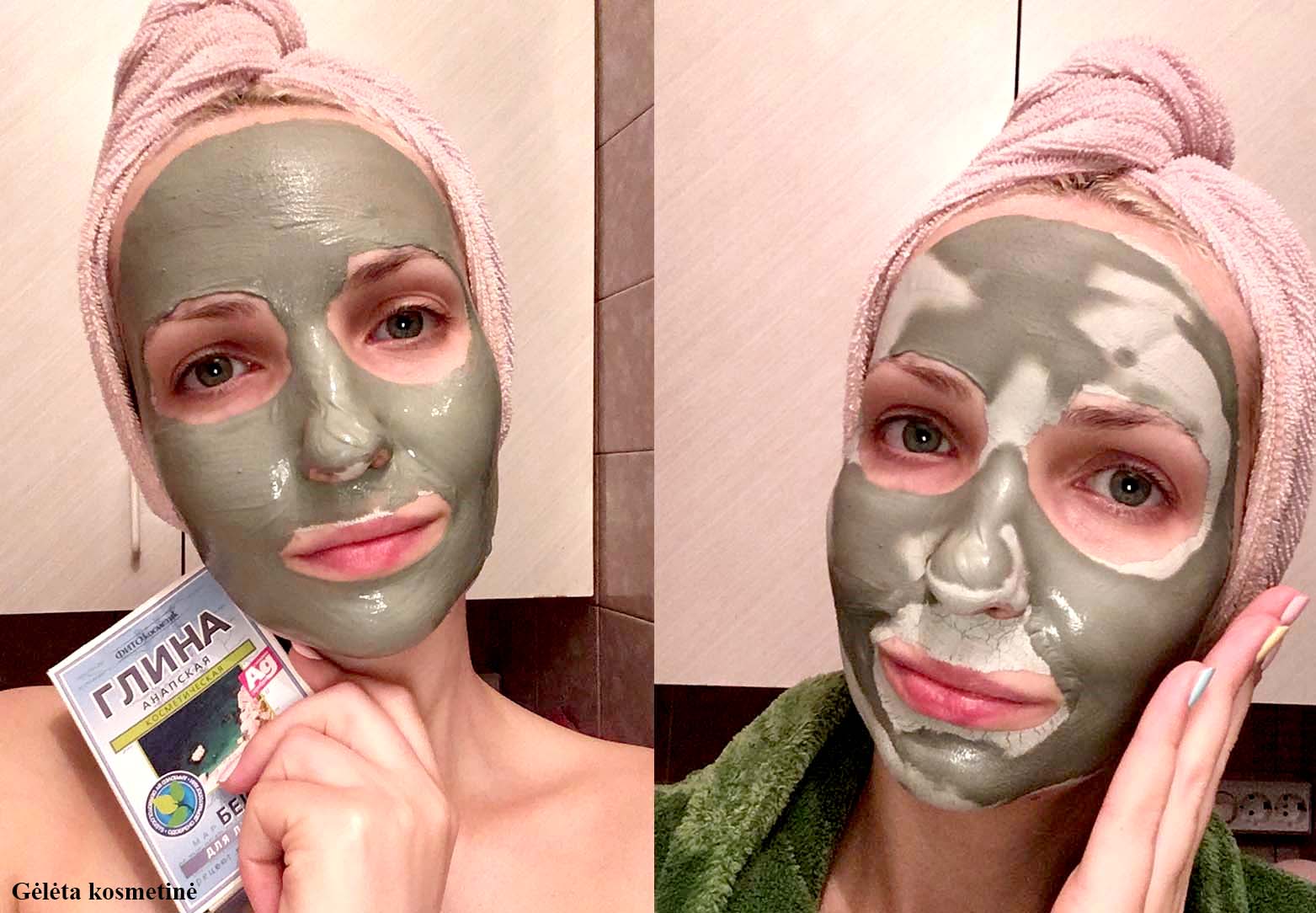 FITOKOSMETIK baltasis kosmetinis veido ir kūno molis "Anapskaja" veido ...