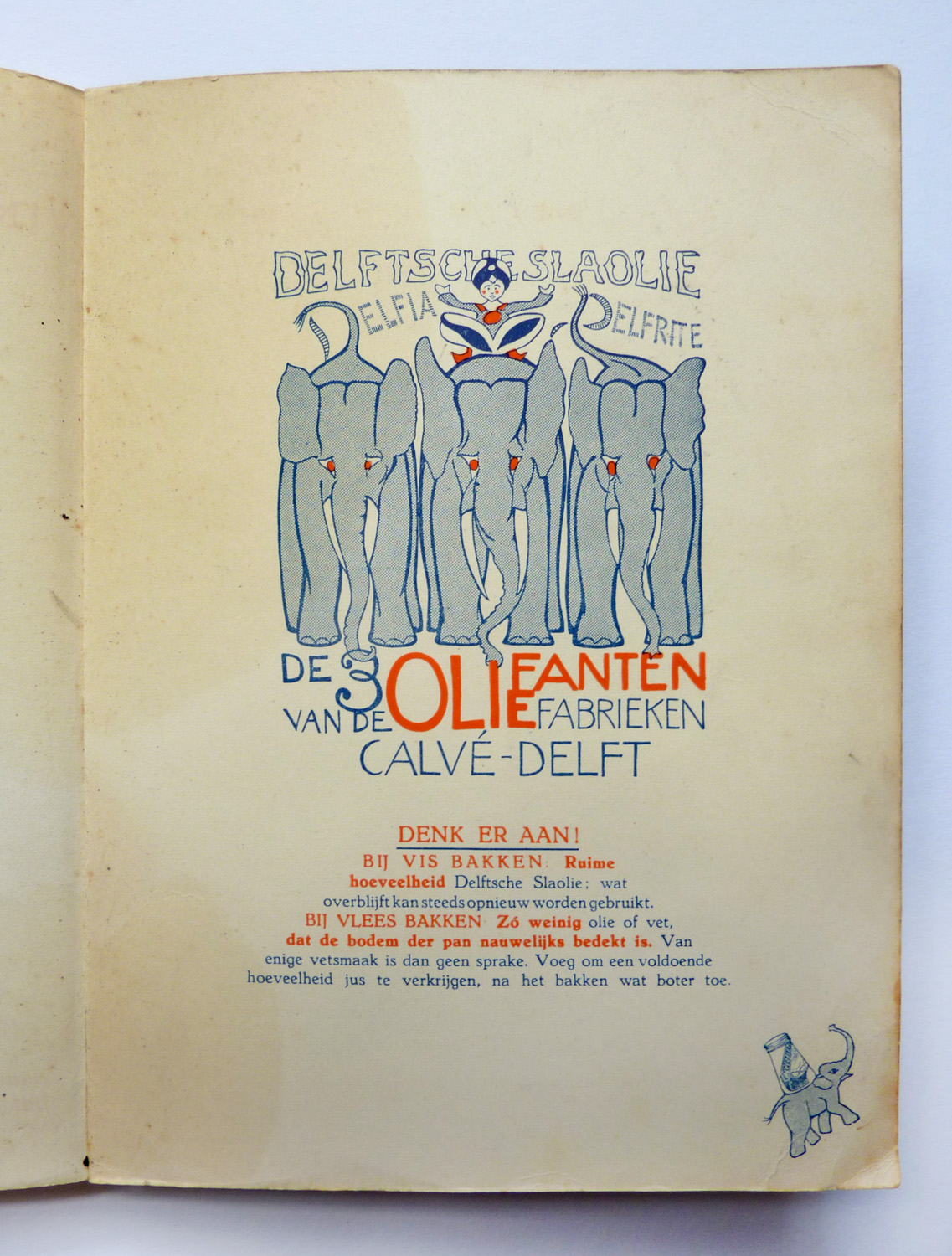 turning pages: Calvé-Delft's winter book