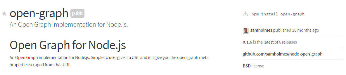 Open Graph for Node.js - Coding Defined