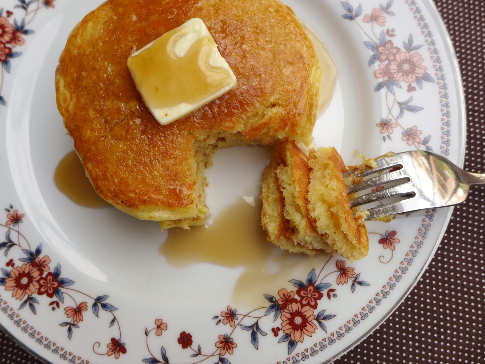 Dimples & Delights: Classic Buttermilk Pancakes